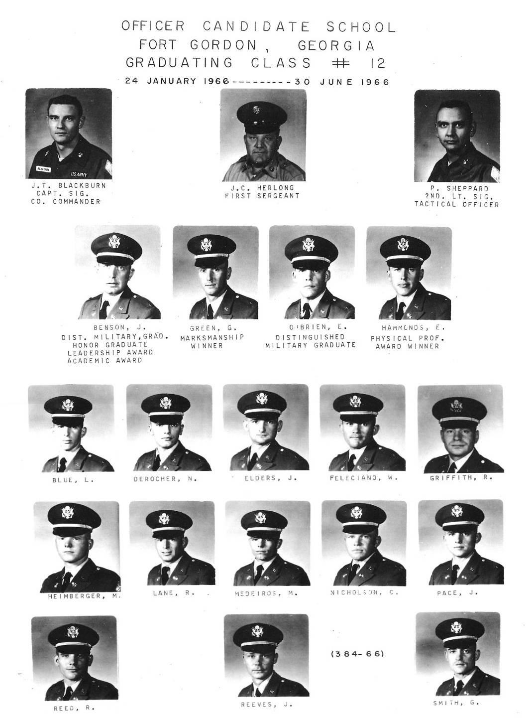 Army Signal OCS Classes